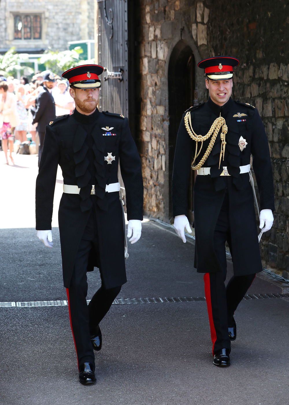Prince William and Prince Harry arrive at Windsor Castle | WHO