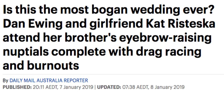 Ex Home & Away star Dan Ewing hits out at cruel ‘bogan wedding’ slurs | WHO