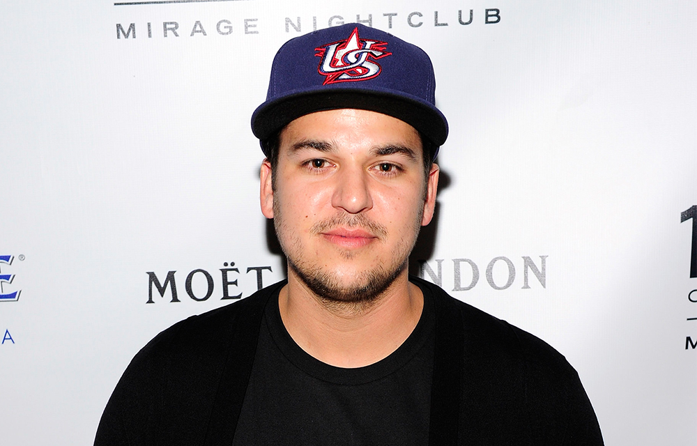 Rob Kardashian took to Instagram Monday to share a throwback snap of ...