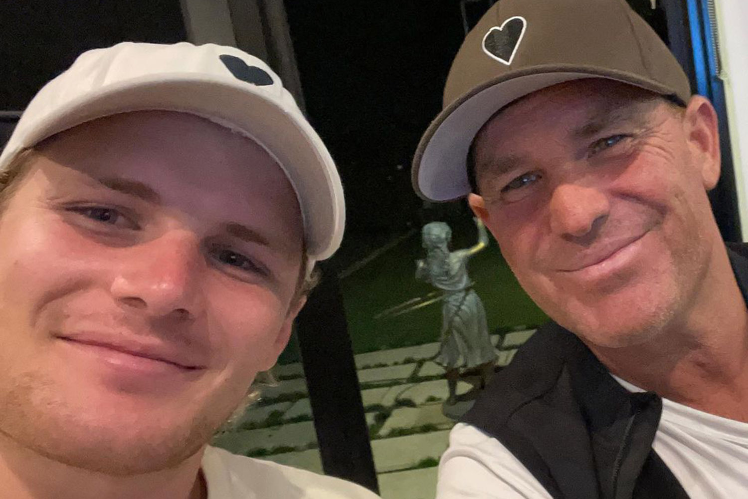 Shane Warne's last photo with son Jackson Warne revealed - see the snap ...